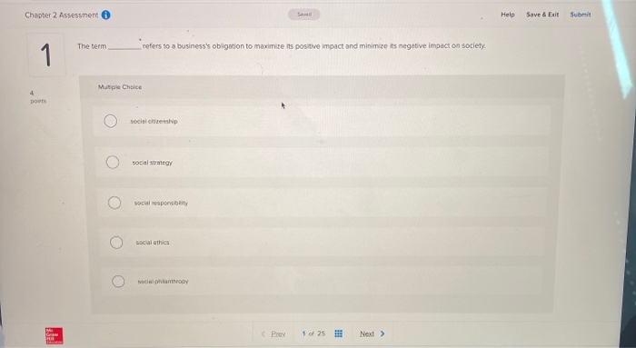 Solved Chapter 2 Assessment Help Save & Exit Submit Submit | Chegg.com