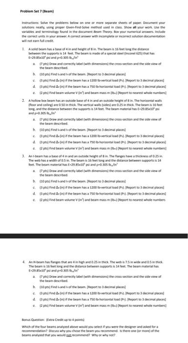 Answer in Given, Find, Solve and box answers Answer | Chegg.com