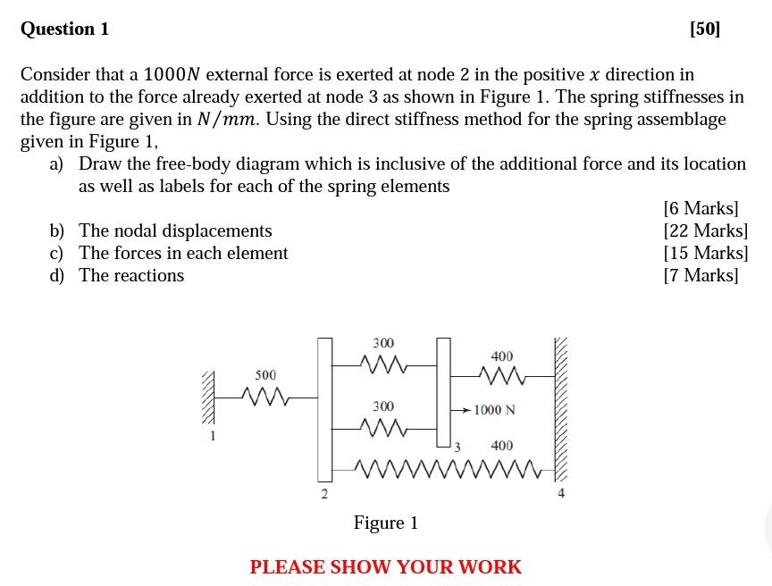 Solved Question 1 | Chegg.com