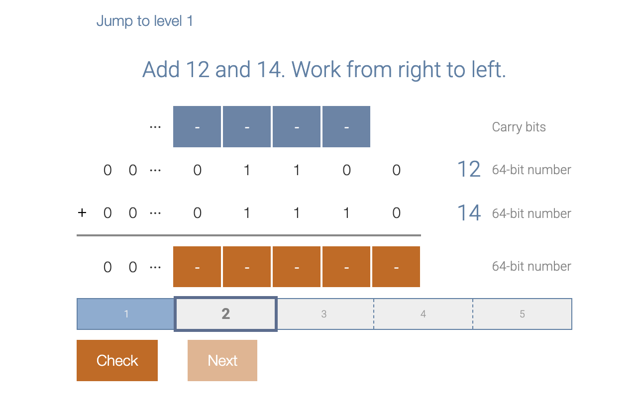 Solved Jump to level 1 ﻿Add 12 ﻿and 14. ﻿Work from right to | Chegg.com