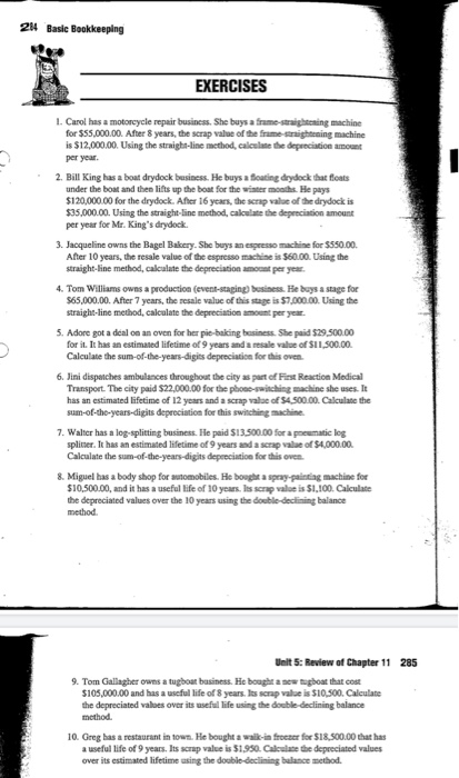 Solved 21 Basic Bookkeeping EXERCISES 1. Carol has a | Chegg.com