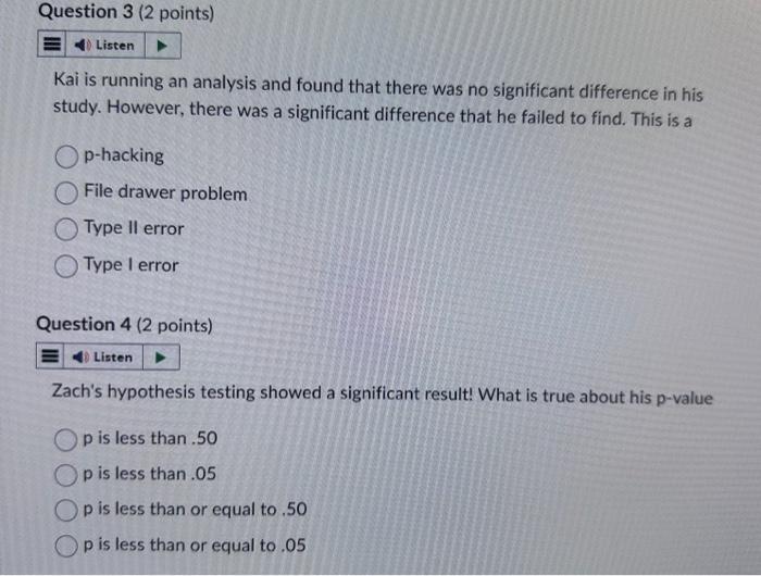 Solved At which point do you accept the null hypothesis? | Chegg.com