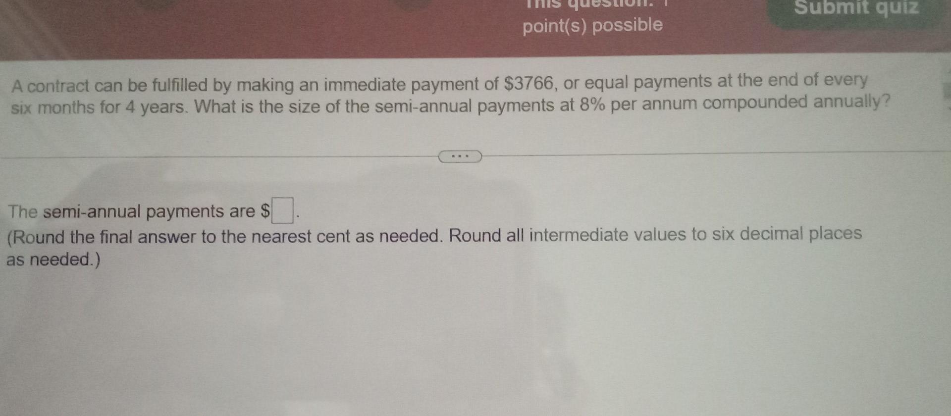 Solved A contract can be fulfilled by making an immediate | Chegg.com