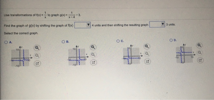 Solved Use transformations of f(x) - to graph g(x) - Find | Chegg.com