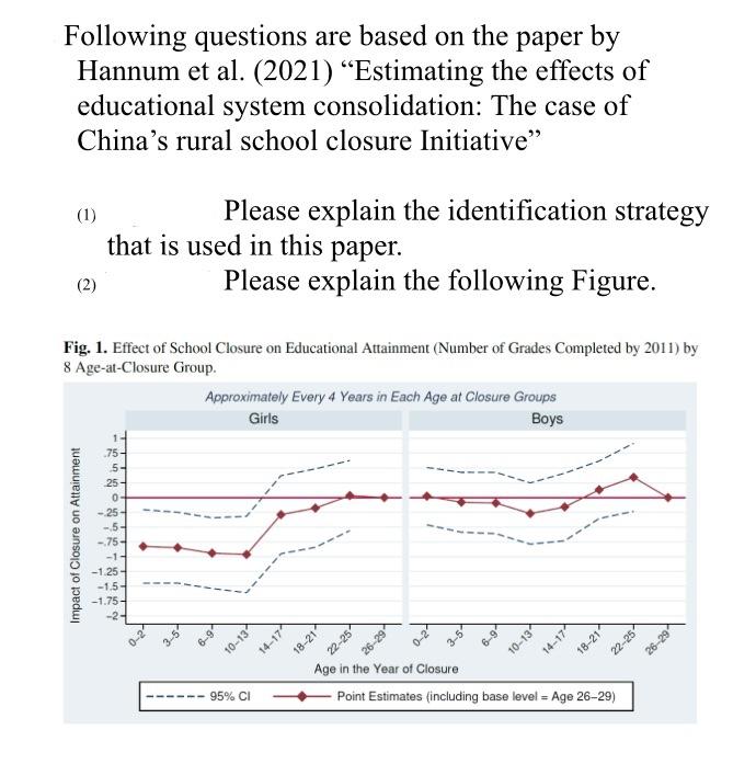 Solved Following questions are based on the paper by Hannum | Chegg.com