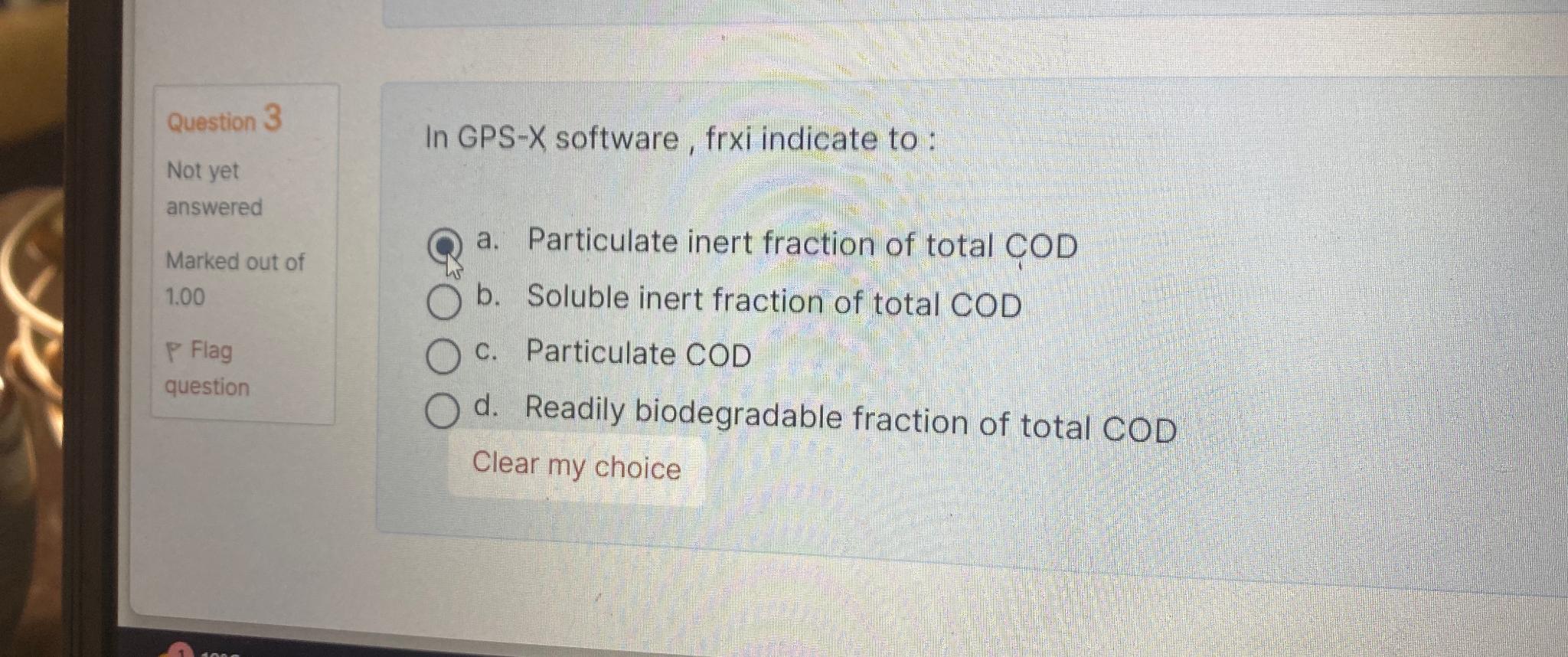 Solved Question 3Not yetansweredMarked out | Chegg.com