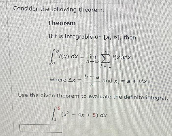Solved Consider the following theorem. Theorem If f is | Chegg.com