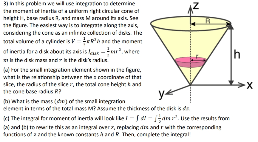Solved In this problem we will use integration to | Chegg.com