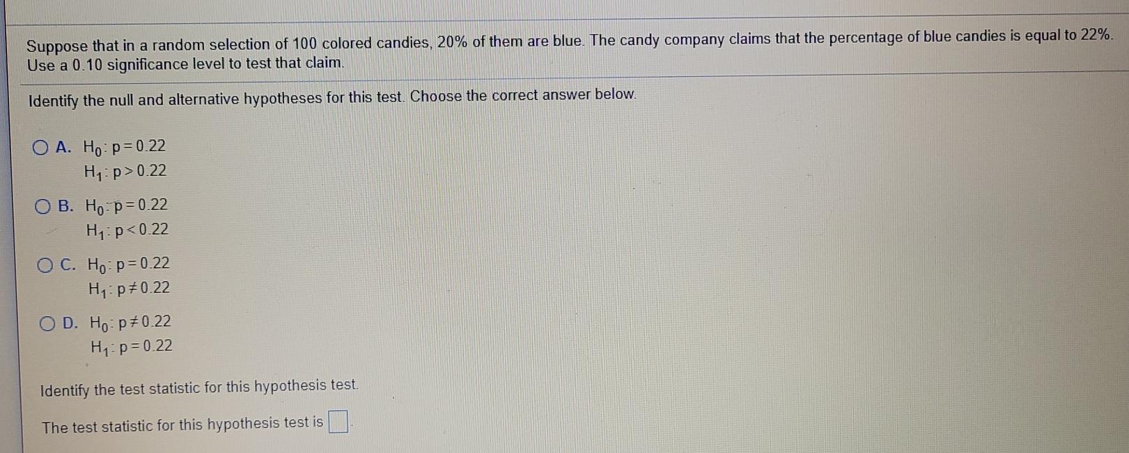 Solved Suppose that in a random selection of 100 colored | Chegg.com