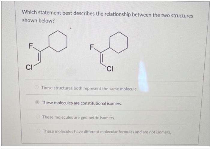 Solved Which statement best describes the relationship | Chegg.com