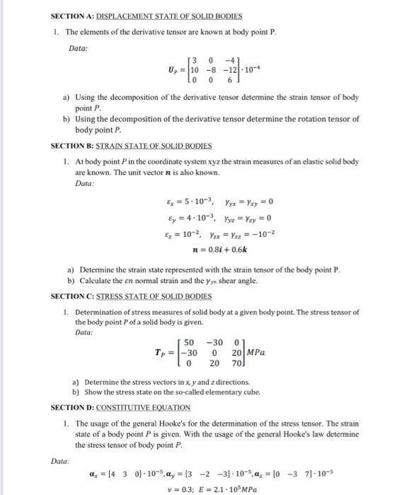 Introduction During this course of Mechanics of | Chegg.com