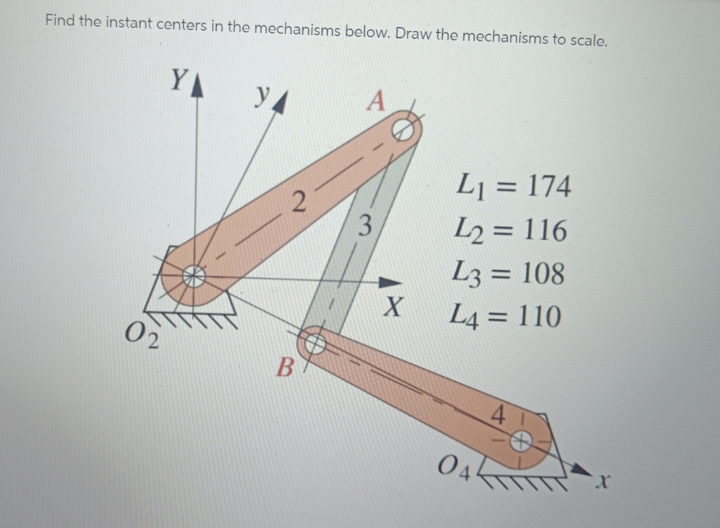 Find the instant centers in the mechanisms below. | Chegg.com