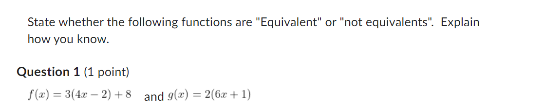 Solved State whether the following functions are | Chegg.com
