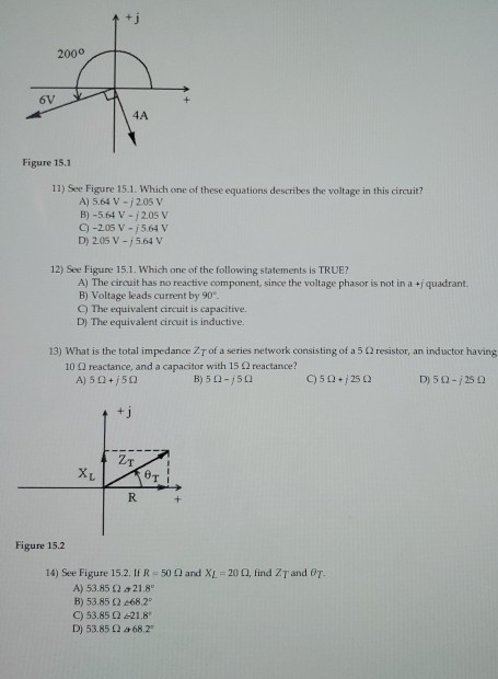 Solved 2000 6V 4A Figure 15.1 11) See Figure 15.1. Which one | Chegg.com