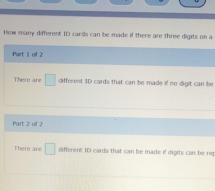 Solved How many different ID cards can be made if there are | Chegg.com