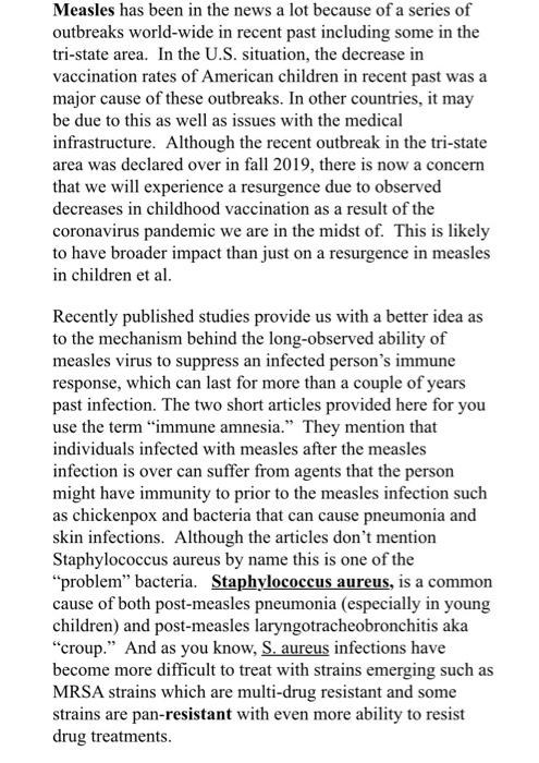Solved c)The second article more focuses on later studies | Chegg.com