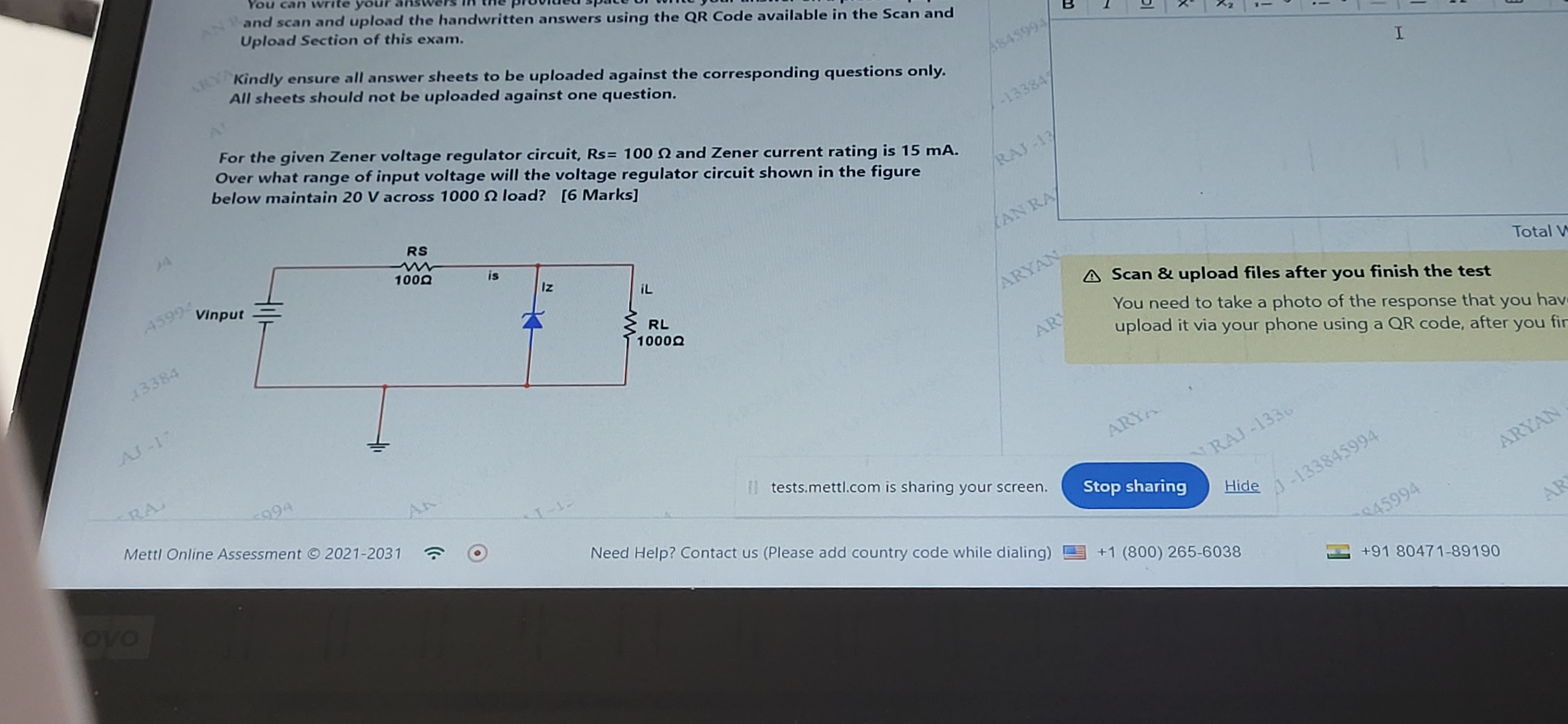Solved Youand scan and upload the handwritten answers using | Chegg.com