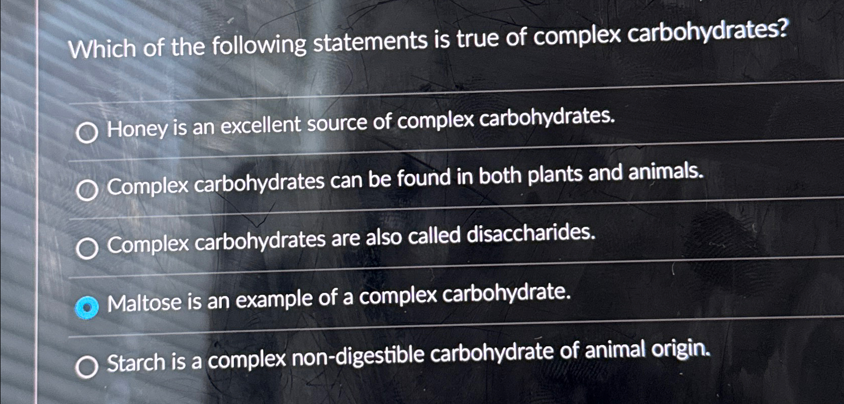 Solved Which of the following statements is true of complex | Chegg.com