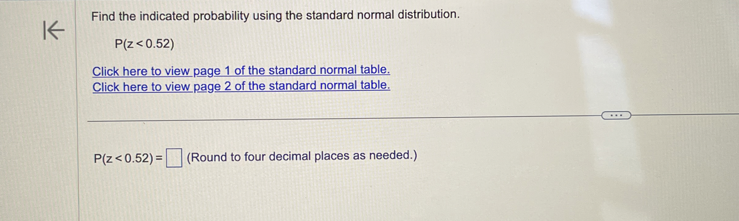 Solved Find the indicated probability using the standard | Chegg.com