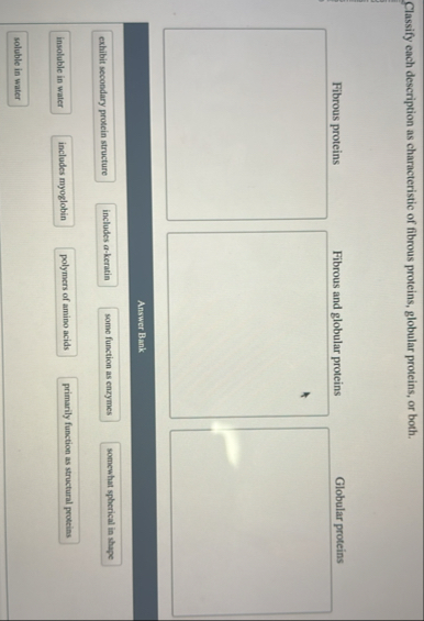 Solved Classify each description as characteristic of | Chegg.com