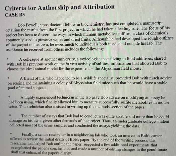 Solved 1. What are the responsibilities of authors in | Chegg.com