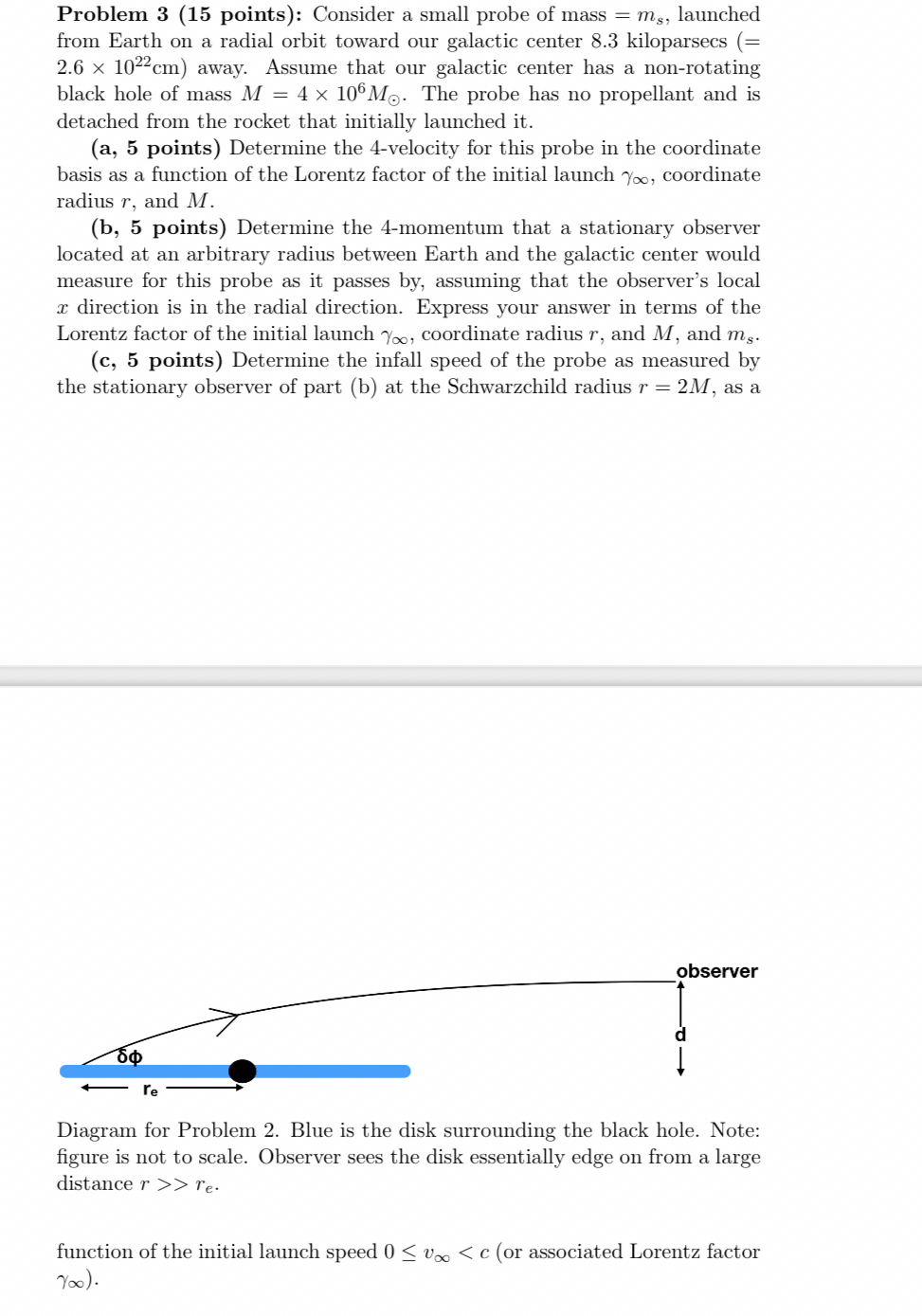 Problem 3 (15 ﻿points): Consider a small probe of | Chegg.com
