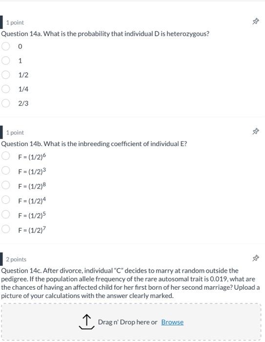 Solved Consider the following pedigree below for a rare | Chegg.com