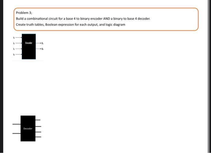 Solved Problem 2; A=7, B=4 Place binary output value after | Chegg.com