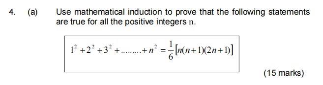 Solved (a) Use mathematical induction to prove that the | Chegg.com