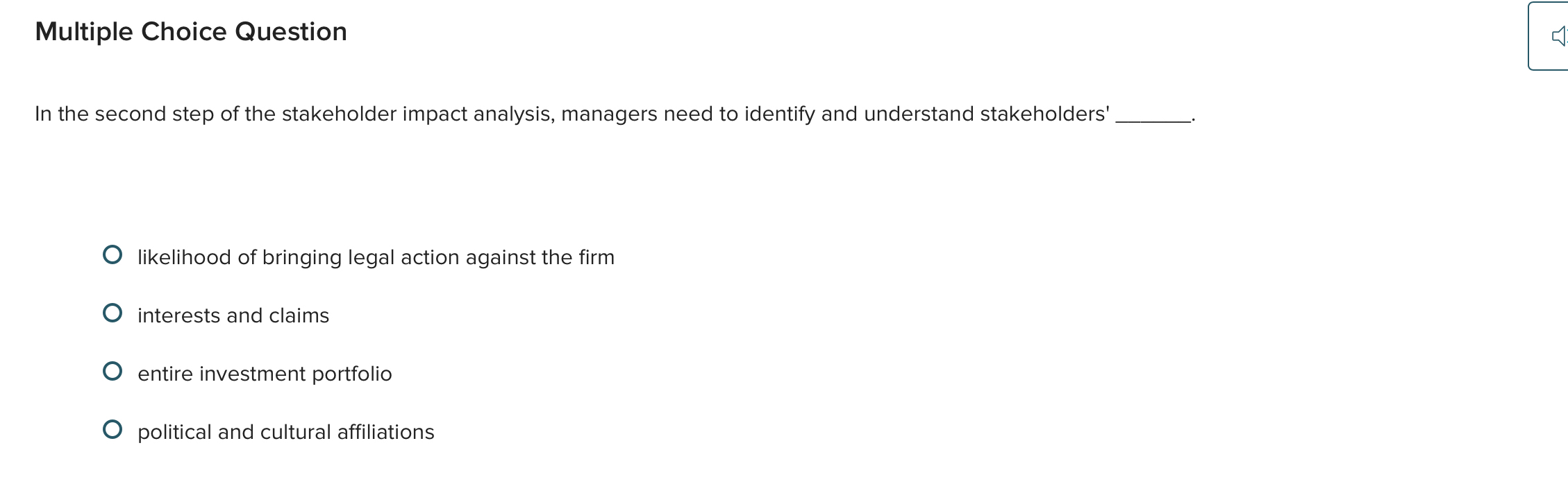 Solved Multiple Choice QuestionIn the second step of the | Chegg.com