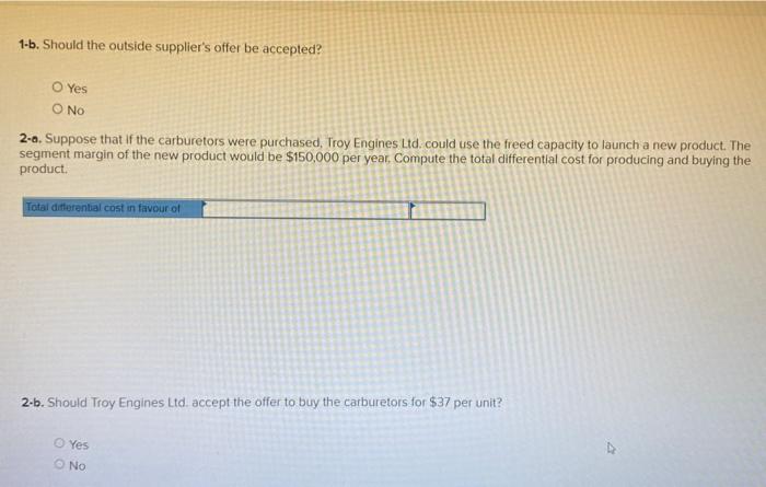 Solved Problem 9-4 Determining Whether to Make or Buy (LO1 - | Chegg.com