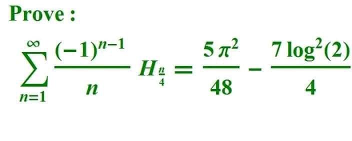 Solved Calculate in closed-form 2 ( Ž –1)n-1 (vz(1)/(n)) n=1 | Chegg.com Solved Calculate in closed-form 2 ( Ž –1)n-1 (vz(1)/(n)) n=1 | Chegg.com
