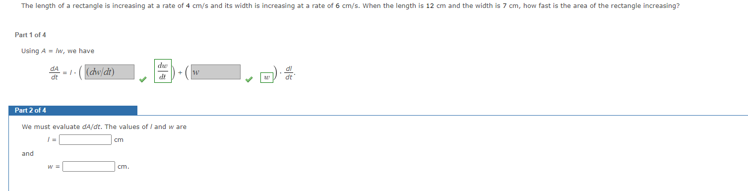 Solved Part 1 ﻿of 4Using A=Iw, ﻿we | Chegg.com