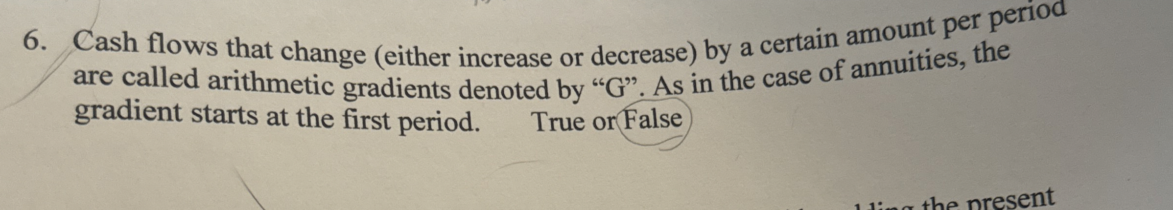 Solved Cash flows that change (either increase or decrease) | Chegg.com