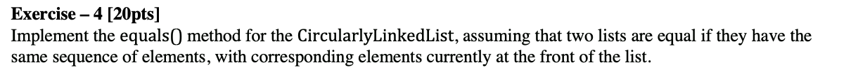 Solved Exercise - 4 [20pts] ﻿Please solve it using | Chegg.com