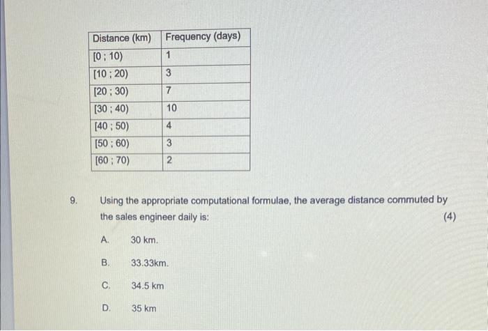 Solved 9. Using the appropriate computational formulae, the | Chegg.com