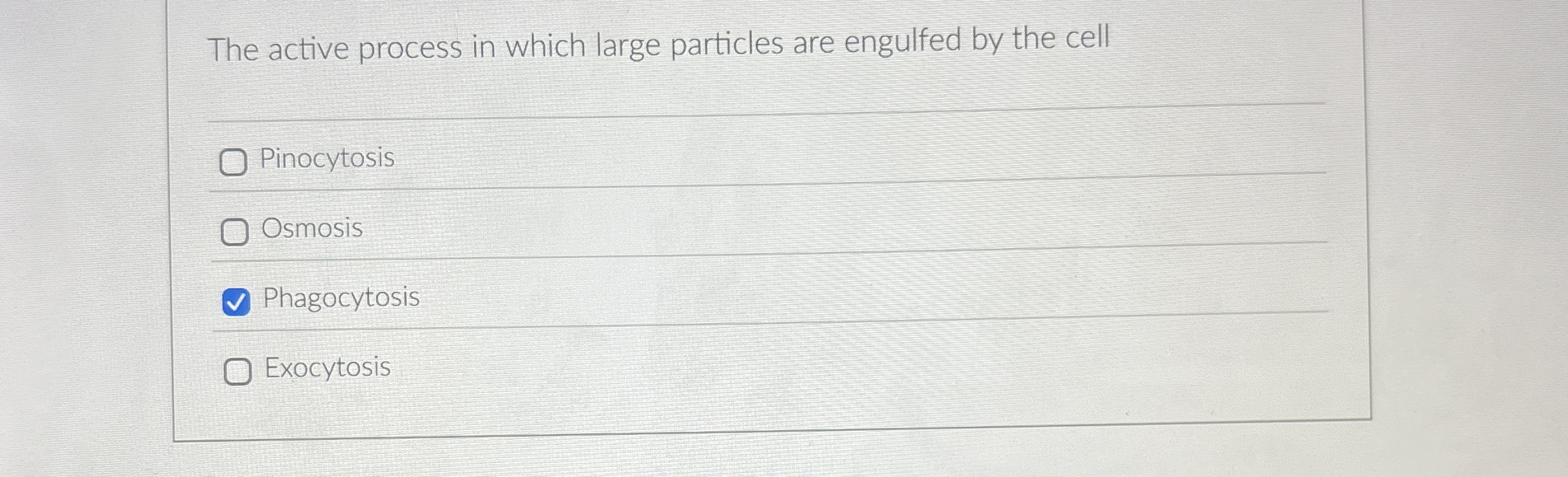 High Quality SOLUTION The active process in which large particles are ...