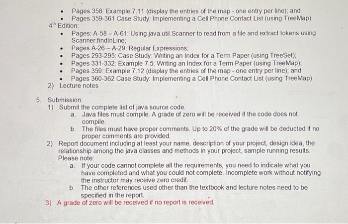 Solved 1. Learning Objectives: 1) Use Map data structure to | Chegg.com