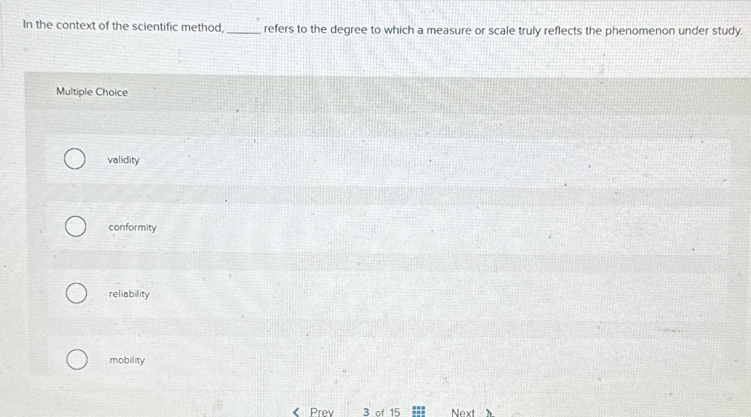 Solved In the context of the scientific method, refers to | Chegg.com