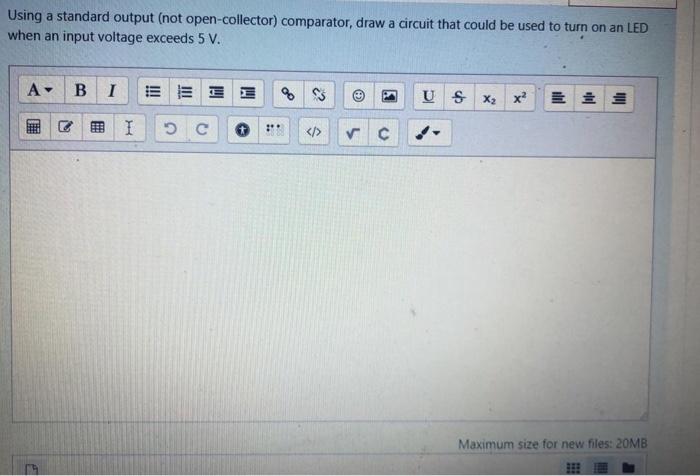 Solved Using a standard output (not open-collector) | Chegg.com