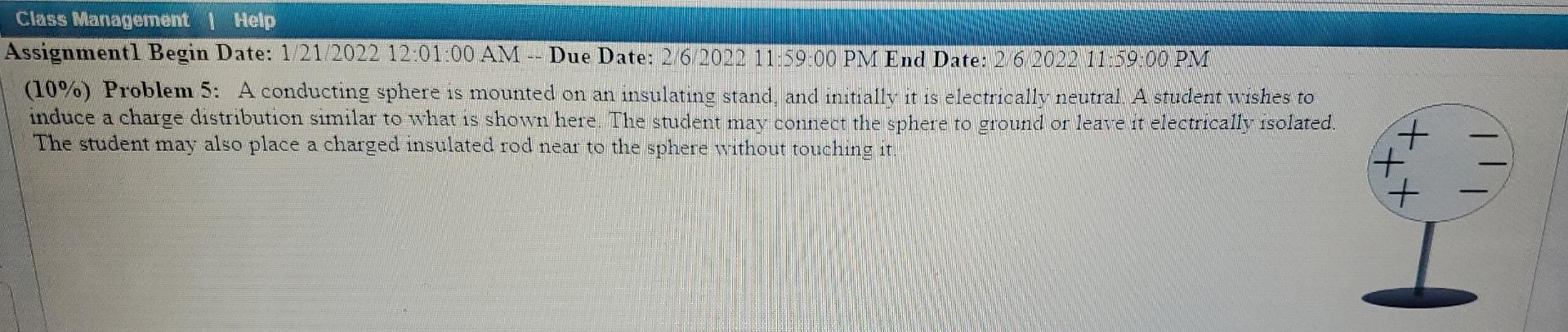 Solved Class Management Help Assignmentl Begin Date: | Chegg.com