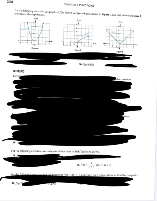 Solved 220 CHAPTER 3 FUNCTIONS For the following exercises, | Chegg.com