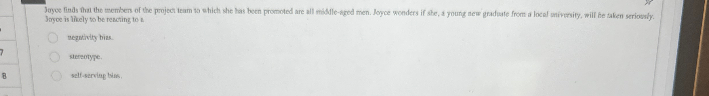 Solved Joyce finds that the members of the project team to | Chegg.com