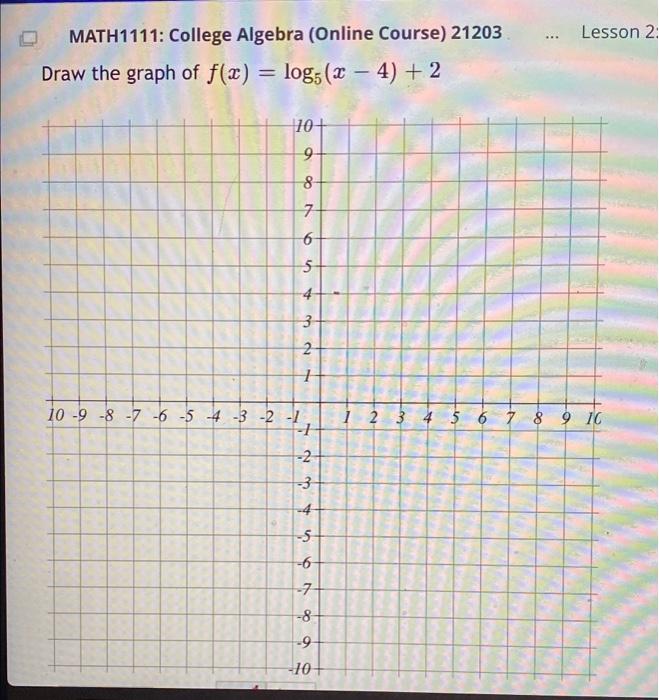 Solved Lesson 2 MATH1111: College Algebra (Online Course) | Chegg.com