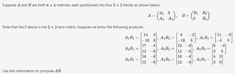 Solved Suppose A and B ﻿are both 4×4 ﻿matrices, each | Chegg.com