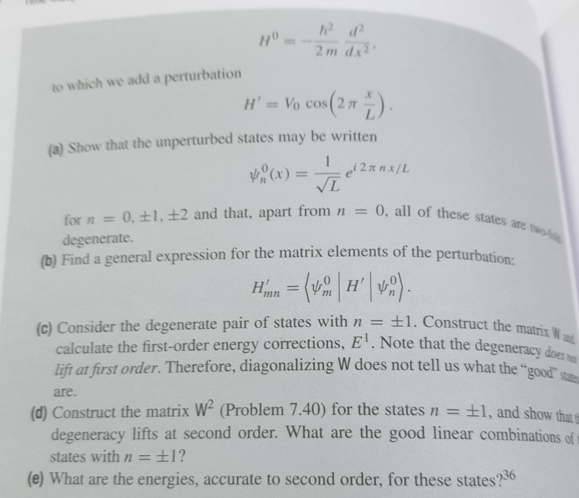 Solved H0=-h22md2dx2to which we add a | Chegg.com