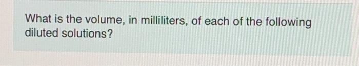 Solved A 1.9 M HCl solution prepared from 25.0 mL of a 6.0 M | Chegg.com