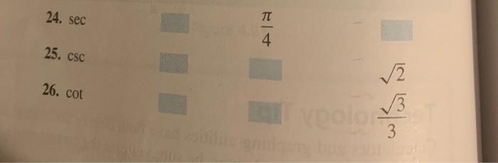 Solved Evaluating Trigonometric Functions of 30°, 45°, and | Chegg.com