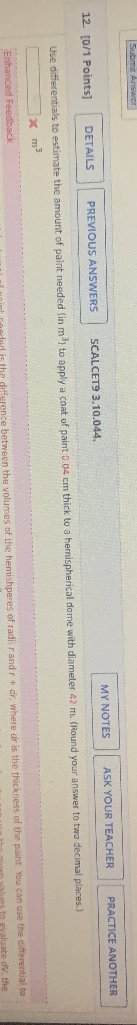 Solved Submit Answer12. [0/1 | Chegg.com
