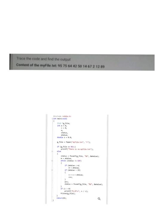 Solved Trace the code and find the output Content of the | Chegg.com